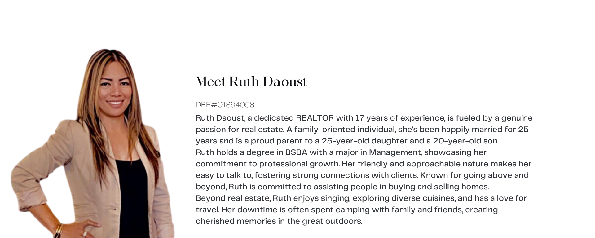 Ruth Daoust Website